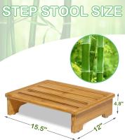 China Gift Craft Industrial Solid Wood Footstool Perfect for Office Bathroom and Bedside for sale