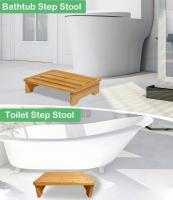 China Gift Craft Industrial Solid Wood Footstool Perfect for Office Bathroom and Bedside for sale