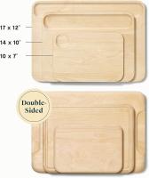 China 10 X 7 Inch Birch Wood Cutting Board Coated with Food-Safe Mineral Oil Wax Finish for sale