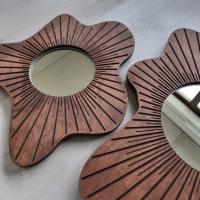 China Beautiful Home Decor Wall Mirror Set of 3 for Dining Room and Entryway Decoration for sale