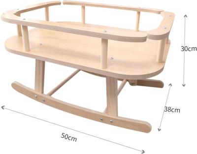 China TIMBER Wooden Cat and Small Dog Bed Portable Elevated Pet Bed Swing Chair for Relaxing for sale
