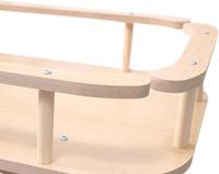 China TIMBER Wooden Cat and Small Dog Bed Portable Elevated Pet Bed Swing Chair for Relaxing for sale