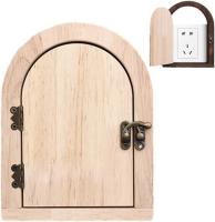 China Handmade Wooden Safety Caps for 8.5*8.5 cm Switches Child Proof Electrical Protector for sale