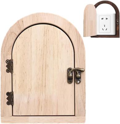 China Handmade Wooden Safety Caps for 8.5*8.5 cm Switches Child Proof Electrical Protector for sale