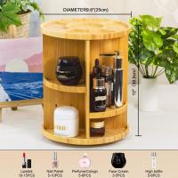 China Adjustable Vanity Makeup Holder Rack Cosmetics Storage Display Box with Customized Logo Acceptable for sale