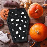 China Customized Logo Acceptable Wooden Stand Coffin Letter Board for Halloween Supplies for sale