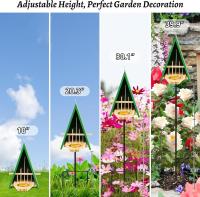 China Breathable Wooden Butterfly House with Metal Stake Attract Butterflies to Your Garden for sale
