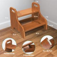 China Photo Frame Wooden Baby Adjustable Height Helper Tower Kitchen Step Stool for Learning for sale