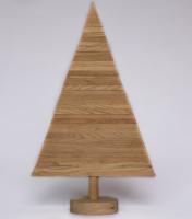 China High Quantity Natural White Oak Wood Christmas Tree Sustainable and Space Saving Function for sale