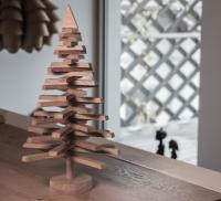 China High Quantity Natural White Oak Wood Christmas Tree Sustainable and Space Saving Function for sale