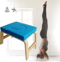 China Solid Wood Yoga Headstand Chair for Effective Strength and Balance Training Modern Design for sale