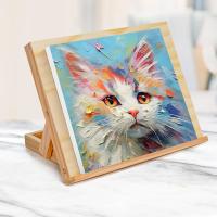 China Gifts Stores Commercial Buyer Adjustable Angle Wooden Easels for Painting Tabletop Easel Stand for sale