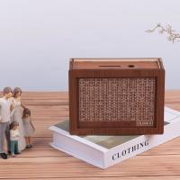 China 7.87 * 5.71 * 2.64 inch Wooden Money Banks for Adults Customizable and Durable for sale