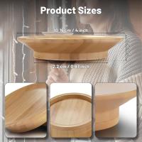 China Make Your Party Stand Out Bamboo Wooden Wine Glass Topper for Wine Cup Bowl Coasters for sale