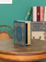 China Handmade Wood Decorative Book Shaped Trinket Storage Box with Silk-Screen Printing/Burned for sale