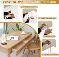 China Environmental Wooden Incense Holder with Glass Ash Catcher Anti-Ash Incense Burner for sale
