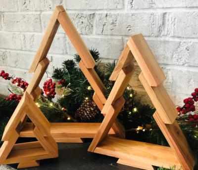 China Wooden Christmas Tree AS YOUR REQUEST Perfect for Creating a Festive Ambience for sale