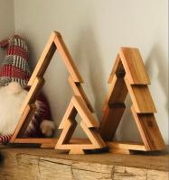 China Wooden Christmas Tree AS YOUR REQUEST Perfect for Creating a Festive Ambience for sale