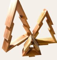 China Wooden Christmas Tree AS YOUR REQUEST Perfect for Creating a Festive Ambience for sale