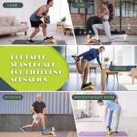 China Eco-friendly Adjustable Incline Board for Calf Stretcher Portable and Custom Size for sale