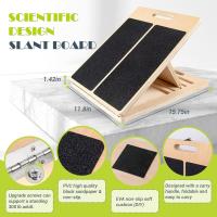 China Eco-friendly Adjustable Incline Board for Calf Stretcher Portable and Custom Size for sale