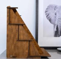 China Hot Wooden 3 Tier Jewelry Display Stand with Custom Silk-screen Printing Design for sale