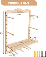 China Kitchen Storage Rack Yoga Mat Holder Wall Mount for Custom Size Gym Organization for sale