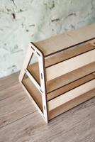 China Wood 3-Tier Retail Table Display Stand With Shelves For Jewelry Free Sample Charge for sale
