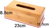 China Silk-screen Printed Tissue Box Holder for Wood Storage in Tea Restaurant for sale