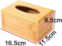 China Silk-screen Printed Tissue Box Holder for Wood Storage in Tea Restaurant for sale