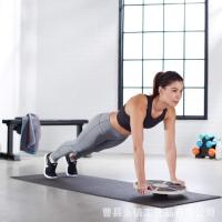 China 15.55-Inch Diameter Fitness Non-Slip Wooden Wobble Balance Board with 360 Rotation for sale