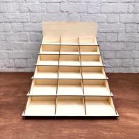 China Mail Packing Y 4 Tier Stand Wooden Display Shelf for Custom Size Dessert Table Display for sale