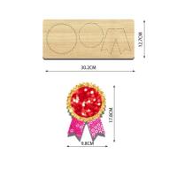 China Custom Wood Handmade Crafts Mold Bow Wooden Cutting Dies for Natural or Custom Color for sale