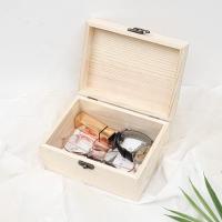China Custom Small Wooden Chest Boxes for Decorative Storage Environmental and Logo Customized for sale