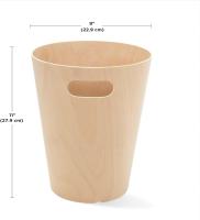 China Small Rustic Custom Service Trash Can Garbage Container Bin for Bathroom Bedroom Kitchen Office for sale