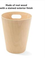 China Small Rustic Custom Service Trash Can Garbage Container Bin for Bathroom Bedroom Kitchen Office for sale