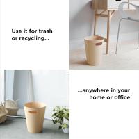 China Small Rustic Custom Service Trash Can Garbage Container Bin for Bathroom Bedroom Kitchen Office for sale