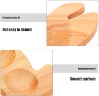China Customized 202407 Rabbit Tray Deviled Egg Recipes Seafood Serving Tray Home Kitchenware Wood Egg Plates for sale