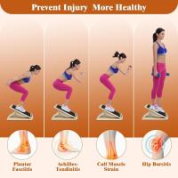 China Wooden Slant Balance Board for Home Decoration and Portable Physical Calf Stretching for sale