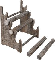 China Wooden 4 Tier Jewelry Bracelet Display Stand Organizer Holder Home Storage 12 W x 9 D x 14 H for sale