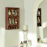 China Wooden Wall-Mounted Display Shelves The Perfect Home Storage Solution for Collectibles for sale