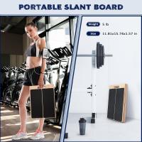 China Contemporary Wooden Portable Slant Board for Calf Stretcher Adjustable Incline Design for sale