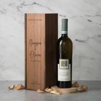 China Silk-screen Printed Pine Wine Champagne Box for Engagement and Wedding 35x11x11cm for sale