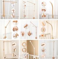 China Picture Crib Bell Hanging Rod Bracket for Simple Baby Crib Soothing Bell Accessories for sale