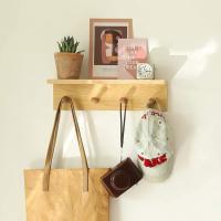 China Efficiently Organize Your Entrance with this Wooden Hook Rack Stocked and Ready to Ship for sale