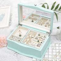 China TIMBER Latest Portable Fashion Large Capacity Wooden Music Jewelry Box for Gift Package for sale