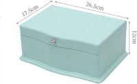 China TIMBER Latest Portable Fashion Large Capacity Wooden Music Jewelry Box for Gift Package for sale