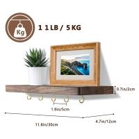 China Effortlessly Installed Home Key Holder Rack Hanging Organizer with High Quantity Hooks for sale