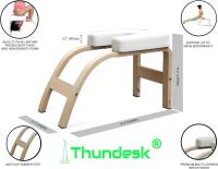 China Balance Training Yoga Inversion Bench Rustic Style with Wood Material and Headstand Prop for sale