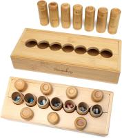 China Eco-Friendly Design Pill Case for Vitamins Pills and Supplements in Bamboo Box for sale